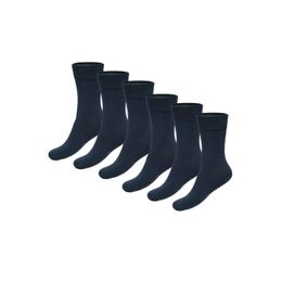 Kurzsocken Bamboo basics "Socken 6er Pack", Herren, Gr. 41-46, blau, Obermaterial: 70% Viskose CV. 25% Polyamid PA. 5% Elasthan EL., Socken