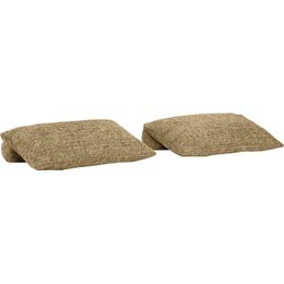 Dekokissen "Baldwin", puente safran, 4 Stk., Strukturstoff, SET ONE BY Musterring, Dekokissen_Sitzkissen_Kissenh&uuml;llen, 4-teiliges Kissenset, passend zum Bett Baldwin