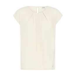Shirttop oxmo "Blusentop OXBjalla", Damen, Gr. XL, beige (birch), Obermaterial: 64% Modal CMD. 36% Polyester PES., Tops Shirttop