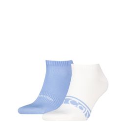 Sneakersocken Calvin Klein "CK MEN SNEAKER 2P LOGO STRIPE", Herren, sky blau, Baumwollmischung, normal, Socken Sneakersocken, mit Logoschriftzug, Cotton-Mix