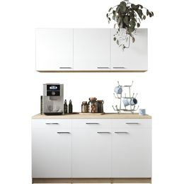 Mehrzweckschrank-Set respekta "Merle", wei&szlig;, B:150cm H:200cm T:60cm, Kastenm&ouml;bel-Sets, Breite 150 cm, mit Soft-Close Funktion, Stangengriffe aus Metall