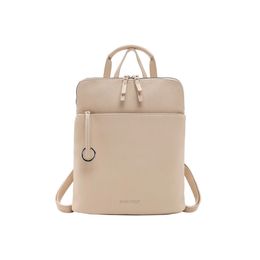 Rucksack SURI FREY "Rucksack SFY Debby", Damen, Gr. B/H/T: 33cm x 31cm x 13cm, beige (sand 420), Obermaterial: 60% Polyurethan PU. 40% Polyester PES., Rucks&auml;cke Rucksack