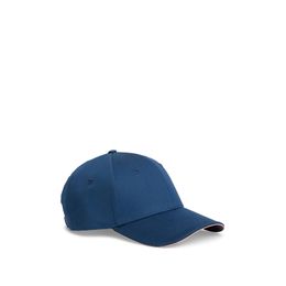 Baseball Cap Tommy Hilfiger "TH CORPORATE COTTON 6 PANEL CAP", Herren, haunted blau, Twill, Baumwolle, Basic, Caps, mit dezentem Logo-Pin &uuml;ber dem Schild