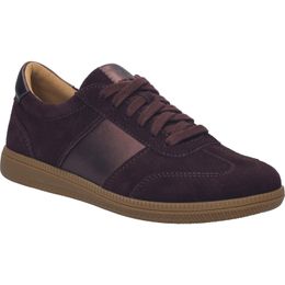 Sneaker Josef Seibel "Joleen 05, sangria", Damen, Gr. 37, rot (sangria), Obermaterial: 100% Rindsleder Leather cow., Schuhe Sneaker