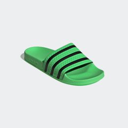 Badesandale adidas originals "ADILETTE SLIDES", Herren, Gr. 38, gr&uuml;n (screaming gr&uuml;n, core schwarz, screaming gr&uuml;n), Synthetik, Schuhe, Badelatschen