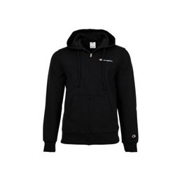 Sweatshirt Champion "Sweatjacke Sweatjacke Heavy Soft", Herren, Gr. M, schwarz, Obermaterial: 70% Baumwolle CO. 30% Polyester PES., Sweatshirts Sweatshirt