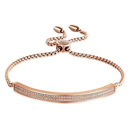 Armband AILORIA "Armband ADRIANA", gold (ros&eacute;gold), Armb&auml;nder, Damen, Edelstahl, Armband