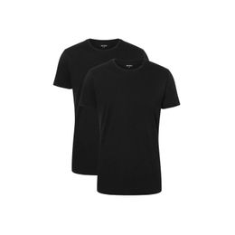 T-Shirt Camano "T-Shirt Men Comfort BCI Cotton Crew Neck T-Shirt 2P 2er Pack", Herren, Gr. XXL, schwarz, Obermaterial: 100% Baumwolle CO., Shirts T-Shirt