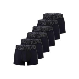 Boxershorts Under Armour "Boxershort UA PERFORMANCE TECH - SOLID Solid 3" 6PK 6er Pack", Herren, Gr. L, schwarz, Obermaterial: 90% Polyester Pol. recyc.. 10% Elasthan EL., Unterhosen