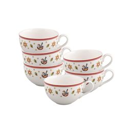 Villeroy & Boch Tasse VILLEROY & BOCH "Kaffee-/Teetassen Toy's Delight 170 ml 6er Set bunt", bunt, 6 tlg., Porzellan, Trinkgef&auml;&szlig;e, Tasse
