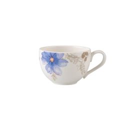 Villeroy & Boch Tasse VILLEROY & BOCH "Kaffeetasse Mariefleur Gris Basic 150 ml bunt", bunt, 1 tlg., Porzellan, Trinkgef&auml;&szlig;e, Tasse