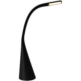 N&auml;ve N&Auml;VE LED Tischleuchte "Alf", schwarz, &Oslash; 11cm H: 65cm, 1 Stk., Leuchten, 3-Stufen dimmbar, Touch, USB Stecker, bewegende, LED Tischleuchte
