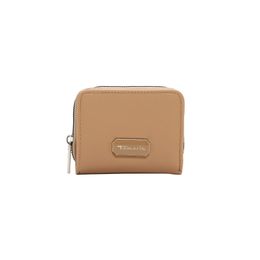 Geldb&ouml;rse Tamaris "Geldb&ouml;rse TAS Katharina", Damen, beige (sand 420), Obermaterial: 60% Polyurethan PU. 40% Polyester PES., Kleinlederwaren