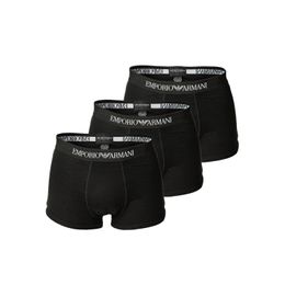 Boxershorts Emporio Armani "Boxershort 3er Pack", Herren, Gr. S, schwarz, Obermaterial: 100% Baumwolle CO., Unterhosen