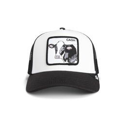 Snapback Cap GOORIN BROS. "Cap OG Trucker", Herren, wei&szlig; (cash cow trucker), Obermaterial: 57% Polyester PES. 43% Baumwolle CO., Caps