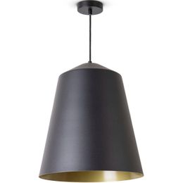 Paco Home Deckenleuchte "JACKSON", schwarz, &Oslash; 36,5cm H: 43cm, Leuchten, Wohnzimmer Arbeitszimmer Pulverbeschichtet Industrial Design E27, Pendellampe Esszimmerlampe Pendelleuchte