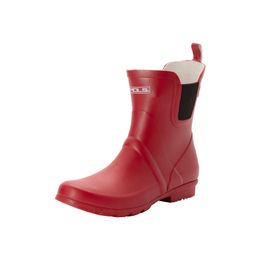 Gummistiefel MOLS "SUBURBS W RUBBER BOOT", Damen, Gr. 41, rot (haute rot (d)), Gummi, Schuhe Gummistiefel, wasserdicht