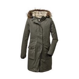 G.I.G.A. by Killtec Parka "GW 24 WMN PRK", Damen, Gr. 36, gr&uuml;n (olivgr&uuml;n), Oberstoff: 100% Polyester, Futter: 100% Polyester, Wattierung: 100% Polyester, G.I.G.A. DX BY KILLTEC, Jacken Parka, Moderner, wasserabweisender Parka mit 8.000 mm Wassers&auml;ule.
