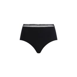 Slip Chantelle "Slip Taillen Slip Cozy Chic 1er Pack", Damen, Gr. M, schwarz, Obermaterial: 80% Modal CMD. 20% Elasthan EL., Unterhosen Slip
