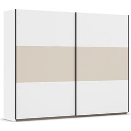Schwebet&uuml;renschrank Rauch "Kleiderschrank Schrank Garderobe Garderobenschrank W&auml;scheschrank NEO", beige (alpinwei&szlig;, beige (champagner)), B:261cm H:210cm T:59cm, Holzwerkstoff, Schr&auml;nke, Schwebet&uuml;renschrank, mit gro&szlig;z&uuml;gigem Stauraum und vielf&auml;ltigen Farbkombinationen