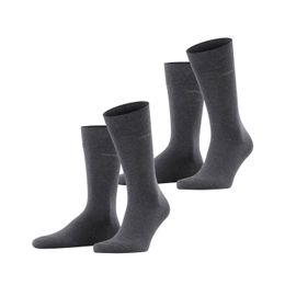 Socken Esprit "Basic Uni", Damen, Gr. 43-46, anthra.mel, Obermaterial: 80% Baumwolle, 18% Polyamid, 2% Elasthan, unifarben, normal, Socken Socken, mit hohem Baumwollanteil atmungsaktiv