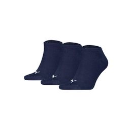 Sneakersocken Puma "Socken Sneaker Plain 3P 3er Pack", Damen, Gr. 43-46, blau, Obermaterial: 66% Baumwolle CO. 18% Polyamid PA. 14% Polyester PES. 2% Elasthan EL., Socken Sneakersocken
