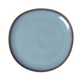 Servierplatte "Servierplatte Lave &oslash; 32 cm", blau (glac&eacute;), Steingut, LIKE. BY VILLEROY & BOCH, Servierplatten, Servierplatte