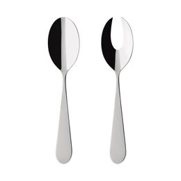 Villeroy & Boch Besteck-Set VILLEROY & BOCH "Salatbesteck Sereno XXL 29,7 cm silber", silber, Essbesteck-Sets