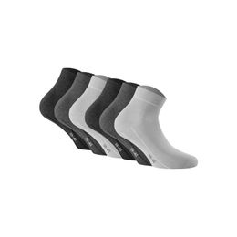 Sneakersocken Rohner Socks "Socken Sneaker Plus 3er Pack 6er Pack", Damen, Gr. 43-46, grau, Obermaterial: 75% Baumwolle CO. 23% Polyamid PA. 2% Elasthan EL., Socken Sneakersocken