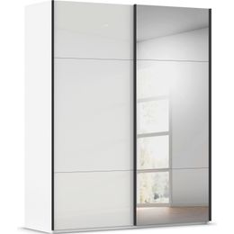 Schwebet&uuml;renschrank Rauch "Kleiderschrank Schrank Garderobe Schlafzimmerschrank CONTIDO", wei&szlig; (alpinwei&szlig;, glas kristallwei&szlig;), B:181cm H:223cm T:68cm, Holzwerkstoff, Schr&auml;nke, Schwebet&uuml;renschrank, aus hochwertigem Material in 6 Breiten 2 Griff-Farben MADE IN GERMANY