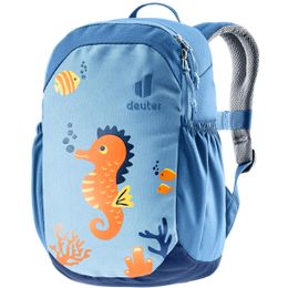 Kinderrucksack Deuter "Pico", blau (aqua, wave), Rucks&auml;cke, Kinder, B/H/T: 19cm x 28cm x 12cm, Polyester, f&uuml;r Kinder ab 2 Jahren, f&uuml;r Sportmode und Outdoormode, B:19cm H:28cm T:12cm