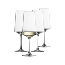 Champagnerglas ZWIESEL GLAS "Champagnergl&auml;ser ECHO 395 ml 4er Set transparent", bunt (transparent), 4 tlg., Glas, Trinkgef&auml;&szlig;e