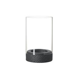 Villeroy & Boch Windlicht VILLEROY & BOCH "Windlicht Manufacture Rock Home 20 cm schwarz", schwarz, Kerzenhalter, Windlicht