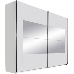 Schwebet&uuml;renschrank Rauch "Kleiderschrank Schrank Garderobe Schlafzimmerschrank X-TEND", wei&szlig; (wei&szlig;, wei&szlig; hochglanz), B:270cm H:223cm T:69cm, Holzwerkstoff, Schr&auml;nke, Schwebet&uuml;renschrank, inkl. Schubladeneinsatz und vielen Einlegeb&ouml;den MADE IN GERMANY