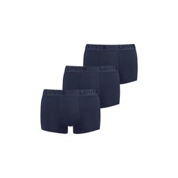 Levi's Boxershorts LEVI'S "Boxershort 3er Pack", Herren, Gr. S, blau (navy), Obermaterial: 95% Baumwolle CO. 5% Elasthan EL., Unterhosen