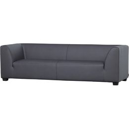 3-Sitzer Woood, grau, B:230cm H:70cm T:85cm, 100% Polyester, Sofas