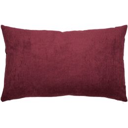 Dekokissen Pad "CASUAL", bordeaux, unifarben, B:35cm L:60cm, Polyacryl, Polyester, Dekokissen_Sitzkissen_Kissenh&uuml;llen, Made in Europe