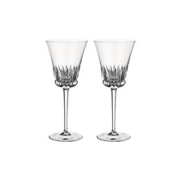 Villeroy & Boch Wei&szlig;weinglas VILLEROY & BOCH "Wei&szlig;weingl&auml;ser Grand Royal Gold 125 ml 2er Set transparent", bunt (transparent), Glas, Trinkgef&auml;&szlig;e, Wei&szlig;weinglas