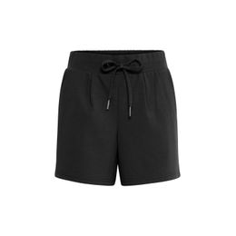 Shorts oxmo "Shorts OXAnnik", Damen, Gr. S, N-Gr, schwarz, Obermaterial: 73% Polyester PES. 23% Viskose CV. 4% Elasthan EL., Hosen Shorts