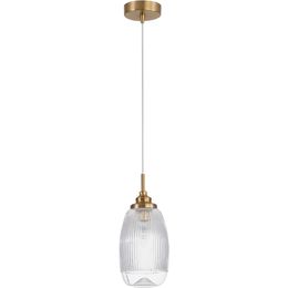 NOVA LUCE H&auml;ngeleuchten "MOND", gold (goldfarben), 1, &Oslash; 13cm H: 120cm, 1 Stk., Leuchten, Ohne Beleuchtung