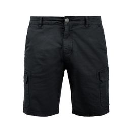 Cargoshorts Blend "Cargoshorts BHBarni", Herren, Gr. L, N-Gr, schwarz, Obermaterial: 97% Baumwolle CO. 3% Elasthan EL., Hosen