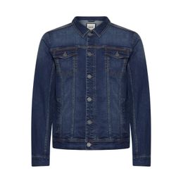 Jeansjacke Blend "Jeansjacke BHNaril", Herren, Gr. M, blau (denim dunkelblau), Obermaterial: 98% Baumwolle CO. 2% Elasthan EL., slim fit normal, Jacken Jeansjacke