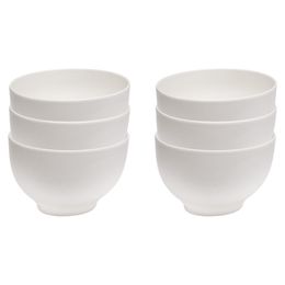 Schale "M&uuml;slischalen Basic White 750 ml 6er Set wei&szlig;", wei&szlig;, VIVO VILLEROY & BOCH GROUP, Sch&uuml;sseln, Schale