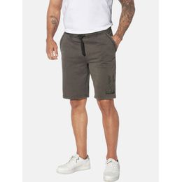 Sweatbermudas Jan Vanderstorm "Sweatbermuda TJAPE", Herren, Gr. 5XL, N-Gr, braun, Obermaterial: 100% Baumwolle CO., Hosen