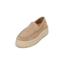 Marc O'Polo Loafer MARC O'POLO "aus weichem Veloursleder", Damen, Gr. 36, dusty sand, Obermaterial: 100% Leder (Rind), unifarben, Schuhe Loafer