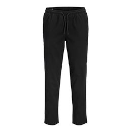 Jack & Jones Schlupfhose JACK & JONES "JPSTACE DYLAN JOGGER", Herren, Gr. S, N-Gr, schwarz, Web, Obermaterial: 98% Baumwolle, 2% Elasthan, unifarben, regular fit lang, Hosen Schlupfhose, Baumwollmischung