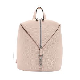 Rucksack SURI FREY "Rucksack SFY Romy", Damen, Gr. B/H/T: 25cm x 27cm x 14cm, rosa (rose 650), PVC, Rucks&auml;cke Rucksack