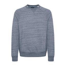 Longpullover Blend "Sweatshirtpullover BHAlton", Herren, Gr. L, blau (schwarz navy blau), Obermaterial: 60% Baumwolle CO. 40% Polyester PES., Sweatshirts Longpullover