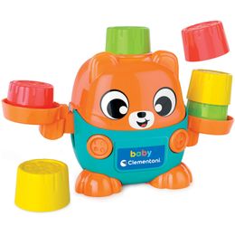 Steckspielzeug Clementoni "Baby Clementoni, Stapel-B&auml;r", bunt, Steckspielzeug, Baby, Kunststoff, Made in Europe