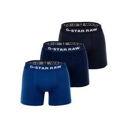 G-Star Raw Boxershorts G-STAR "Boxershort Boxer briefs 3 pack 3er Pack", Herren, Gr. XL, blau, Obermaterial: 95% Baumwolle CO. 5% Elasthan EL., Unterhosen